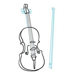 8 simple ways to master how to draw a violin like a pro