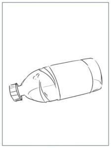 How to draw a water bottle in 7 simple and fun steps