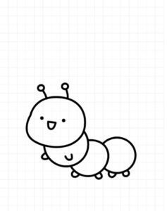 4 quick lessons to try how to draw a worm by hand