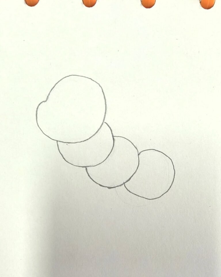 4 quick lessons to try how to draw a worm by hand